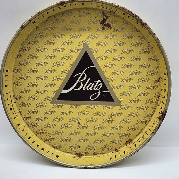 Canco | Wall Decor | Rare Blatz Beer Tray In Very Nice Condition | Poshmark
